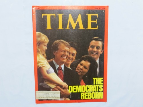 Time Magazine July 26, 1976 The Democrats Reborn Jimmy Carter BQ | eBay