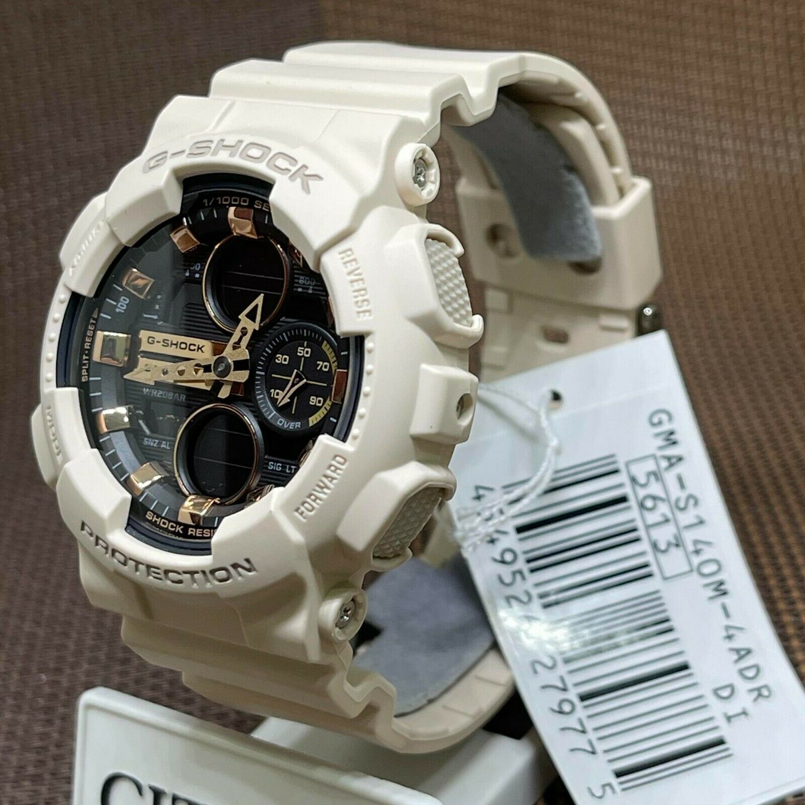 Casio G-Shock GMA-S140M-4A Pink Beige Analog Digital Quartz Fashion ...