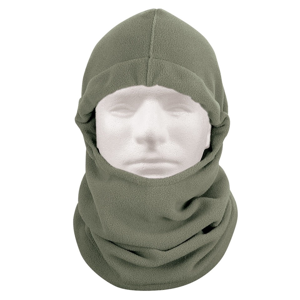 Polar Fleece Adjustable Balaclava Cold Weather Comfy Head & Neck Warmer ...