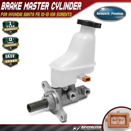 1x Brake Master Cylinder w/ Reservoir for Hyundai Santa Fe Kia Sorento ...