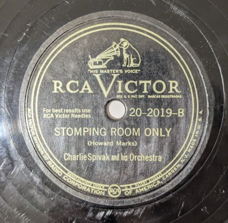 Charlie Spivak & His Orchestra Let's Go Home / Stomping Room Only 78 ...