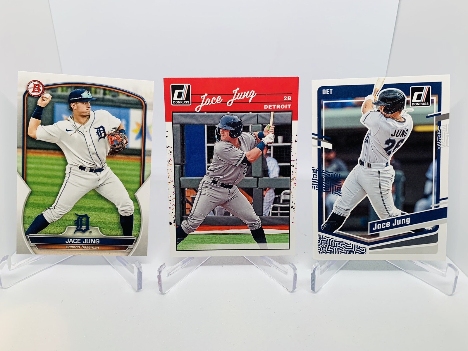 Jace Jung | 3 Card Lot | 2023 Donruss Retro / Base | Bowman #BP53 ...