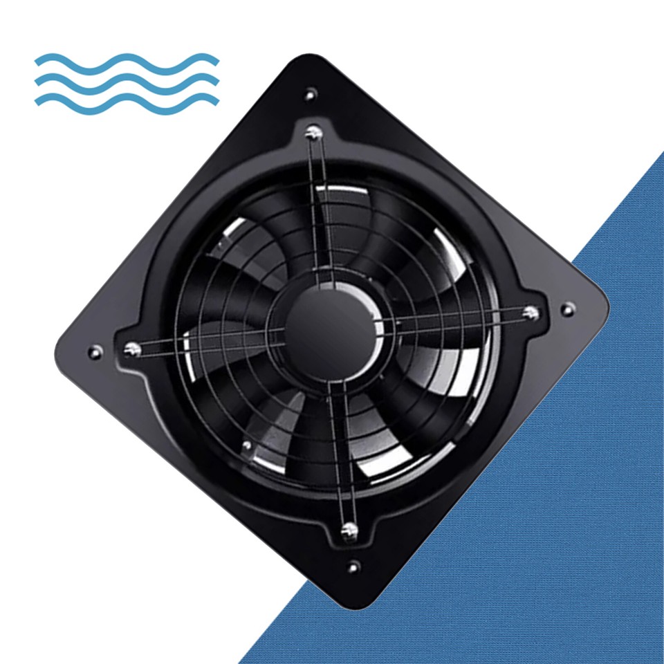 4" Exhaust Fan Ventilation Extractor Fan Wall-Mounted Square Blower | eBay