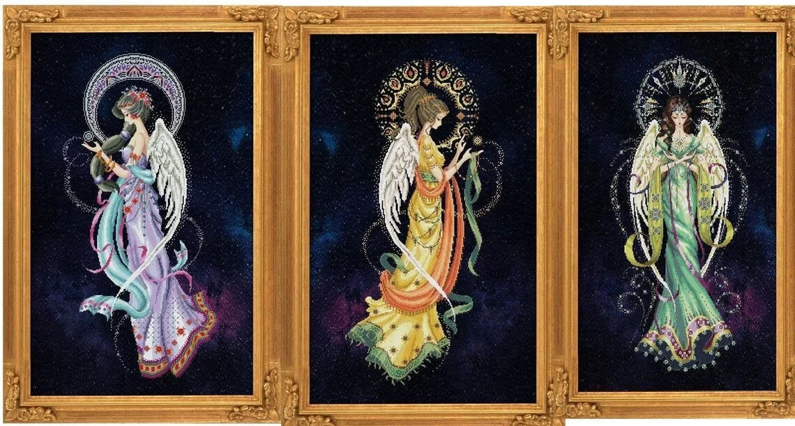 Set of 3 KITS MAYARI, HANAN,TALA with hand dyed opalescent FABRIC | eBay