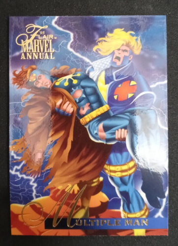 1995 Flair Marvel Annual Card Multiple Man #25 | eBay