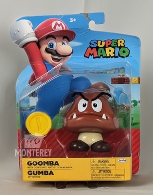 Super Mario Brothers Figure GOOMBA WITH COIN Nintendo NES Collectible ...