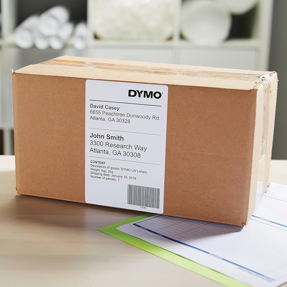 Authentic Dymo Extra-Large Shipping Labels - 104mm x 159mm, 220 Labels ...