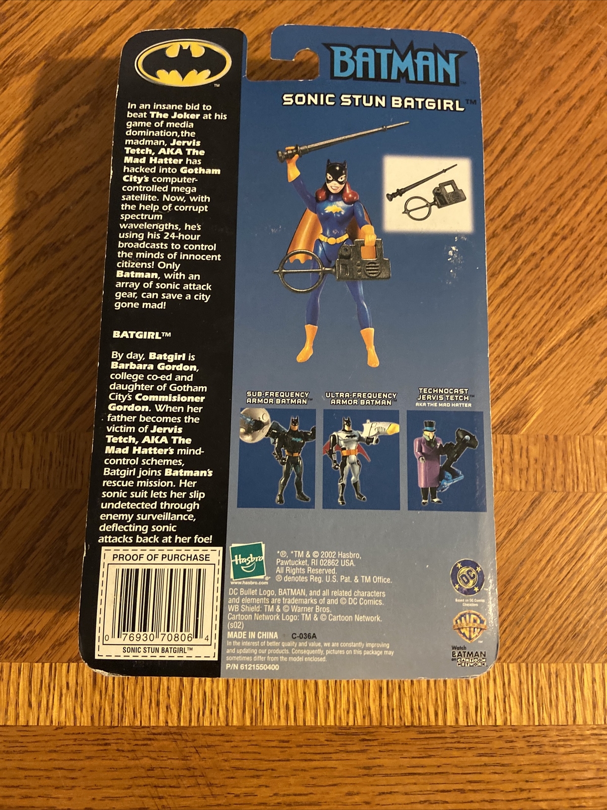 Hasbro Spectrum of the Bat Batman Sonic Stun Batgirl 2002 DC 70806 NRFB ...