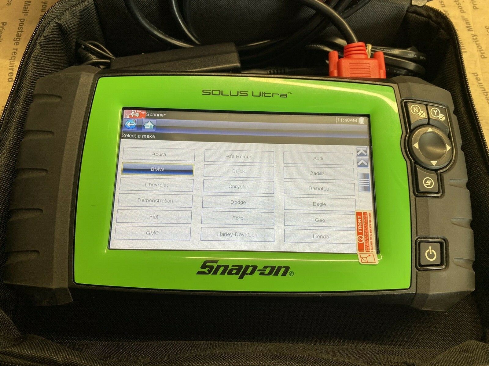 Snap-on Solus Ultra 20.2 RARE Diagnostic Automotive Scanner EESC318 ...