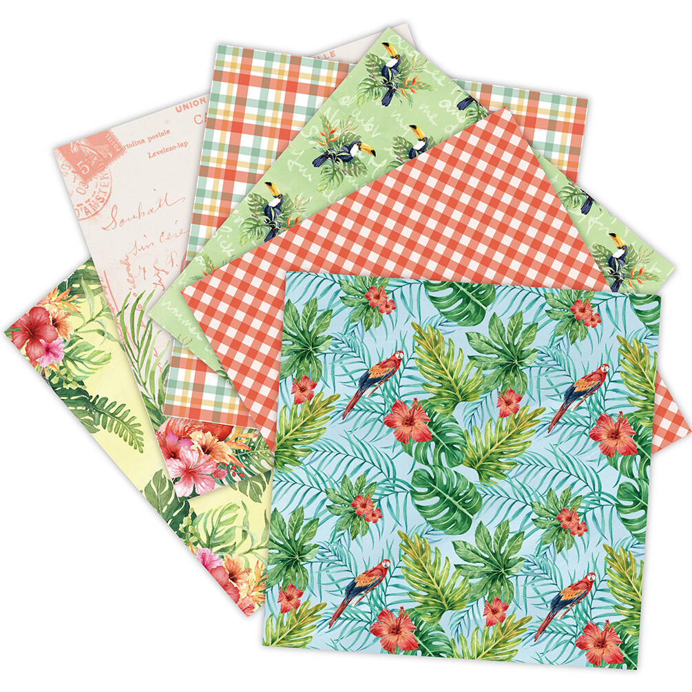 12Pcs Rice Paper Floral Decoupage Scrapbook Craft Background Card Sheet ...