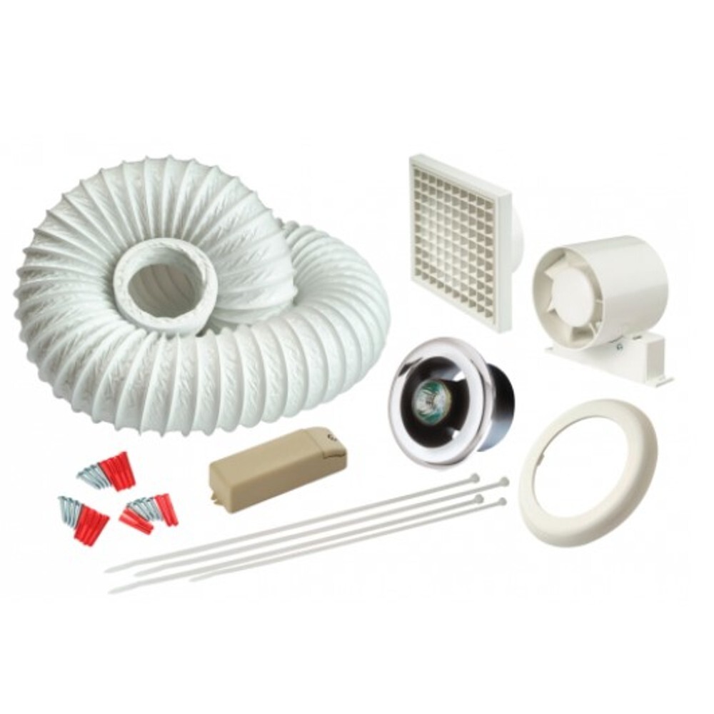 100mm Bezel for Manrose Shower Extractor Fan - White for sale online ...