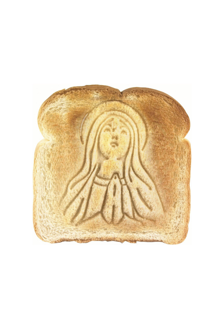 Holy Toast Miracle Bread Stamper Virgin Mary Mother Novelty Gift Fred ...