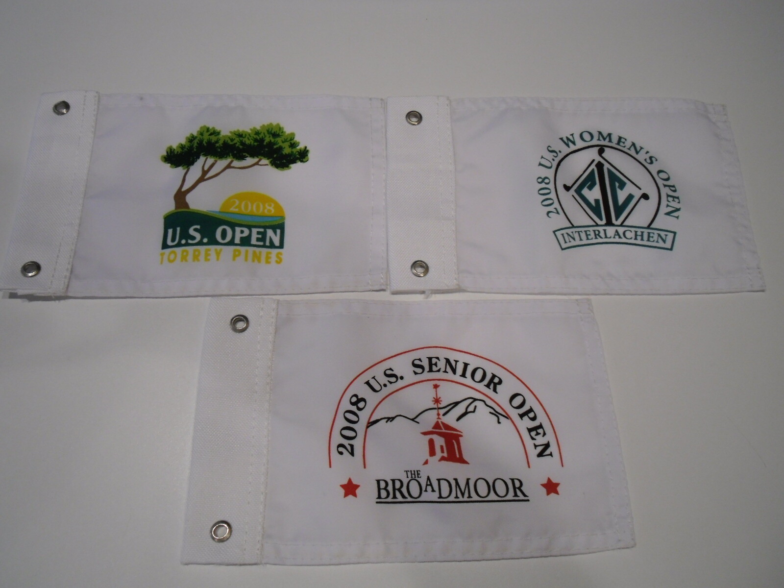 2008 USGA Golf Hole Pin Souvenir Flags, 8 1/2" x 5 1/4" - NEW | eBay