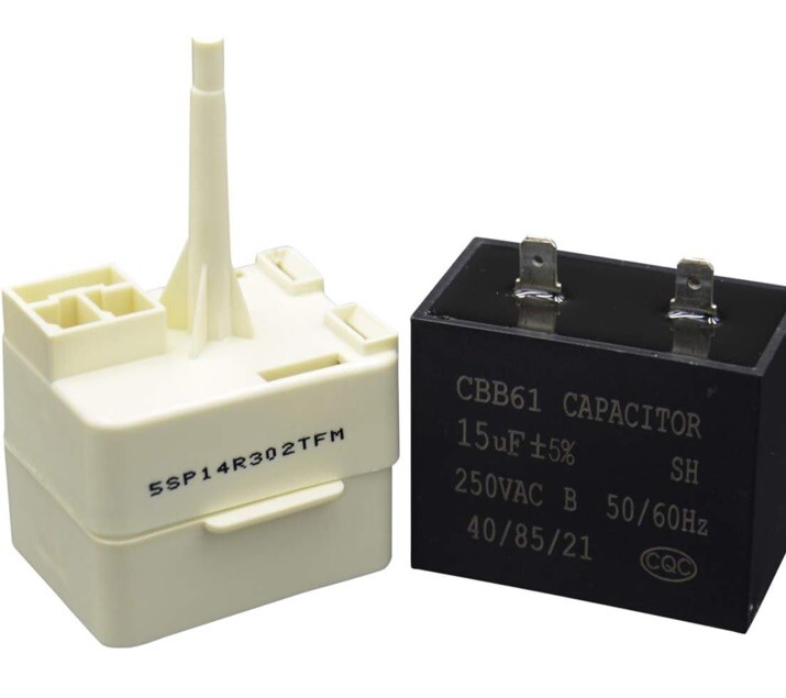 W10613606 Whirlpool Refrigerator Compressor Start Relay Overload and ...