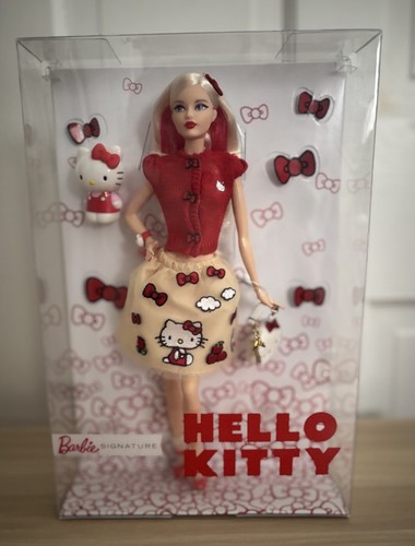 2017 Hello Kitty Barbie Signature Sanrio Mattel doll DWF58 only 20,000 ...