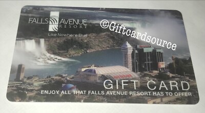 FALLSVIEW RESORT GIFT CARD BEAUTIFUL NIAGARA FALLS CANADA COLLECTIBLE ...