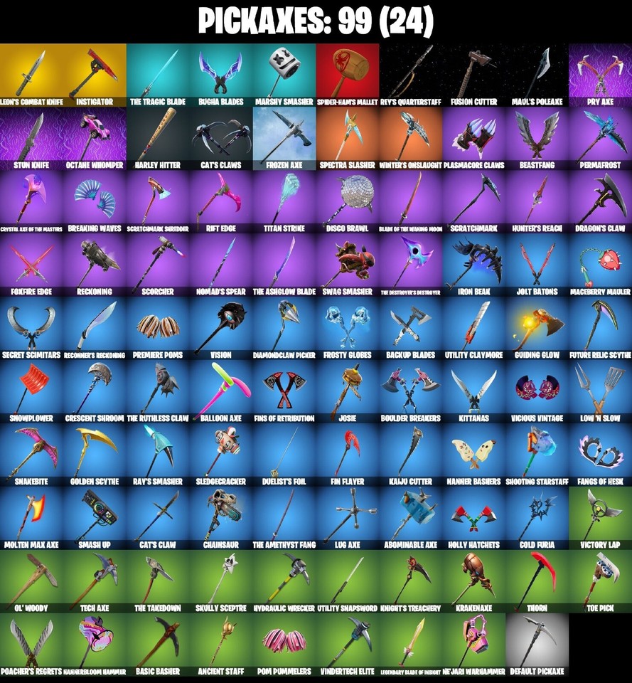 (96) Exclusive Fortnite Collectible | Rare OG Legacy Cosmetics | Ikonik ...