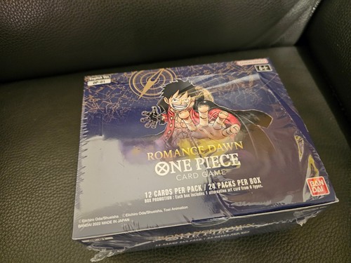 One Piece OP01 Romance Dawn Booster Box anglais - fendu dans un joint ...