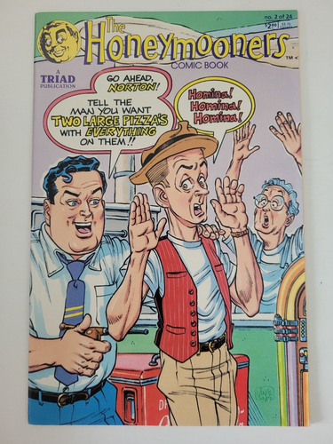 THE HONEYMOONERS #2 (1987) TRIAD PUBLISHING COMICS GLEASON PHOTO BACK ...
