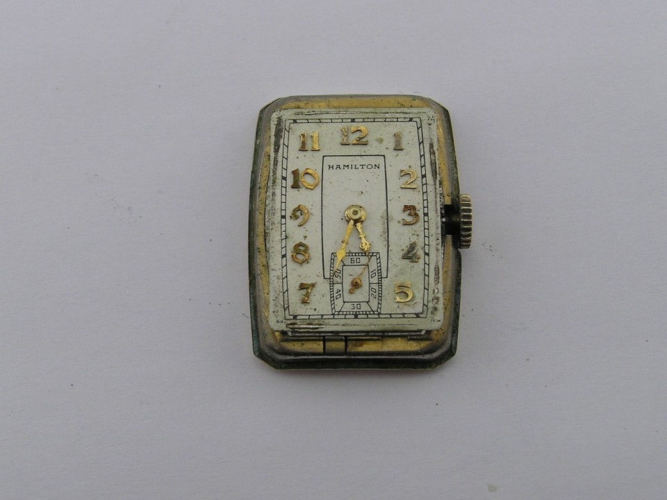 Vintage Hamilton Watch Carson 14k Gold Filled Cal 980 17j 1930's Needs ...