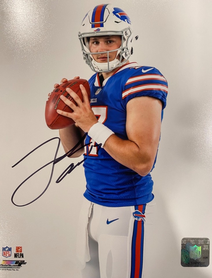 Josh Allen Signed autographed Buffalo Bills 8x10 Photo w/PROOF COA | eBay