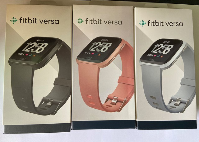 Fitbit Versa FB504 Smartwatch - Black for sale online | eBay
