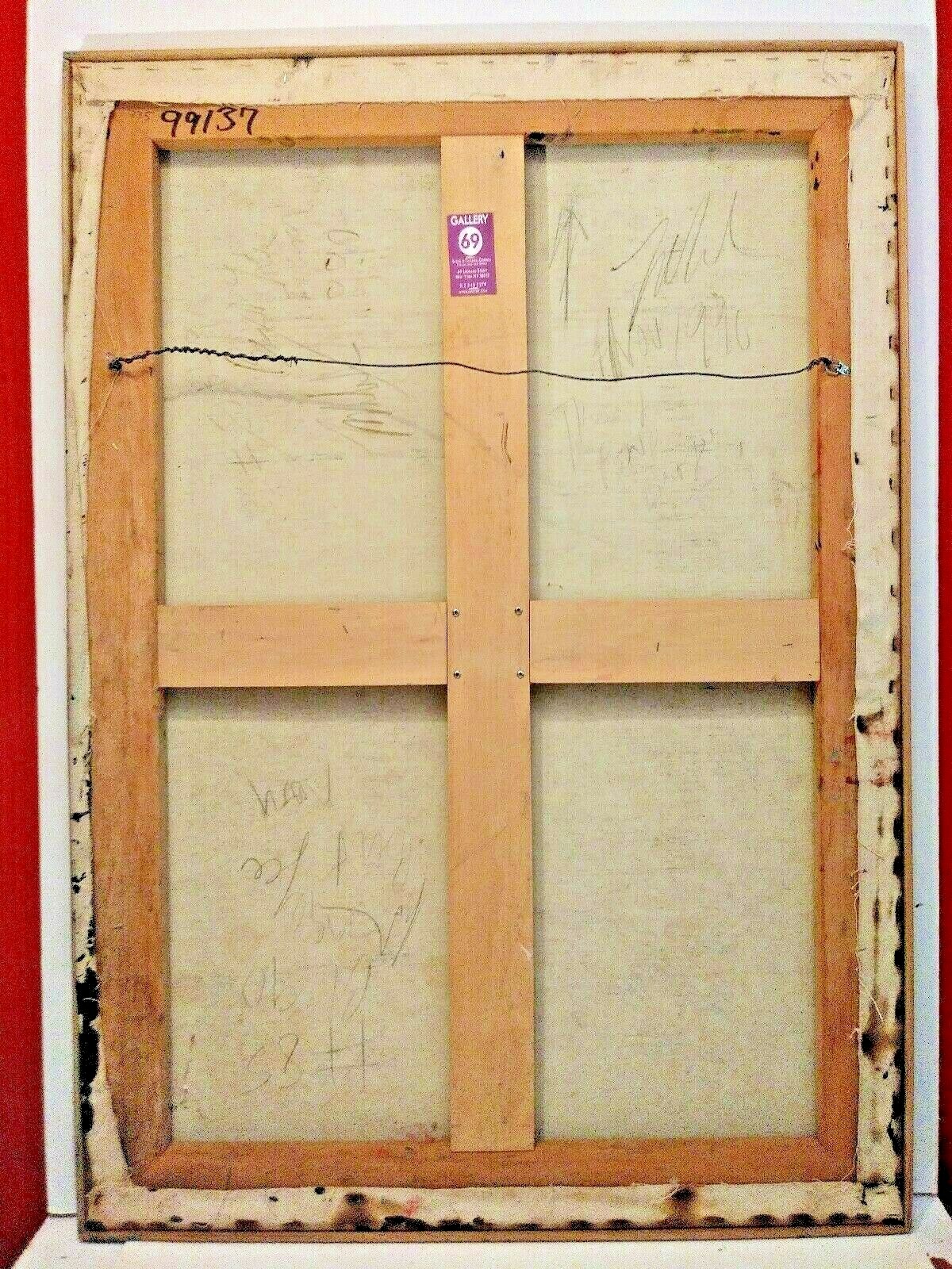 1990 LAWRENCE SALANDER Sd ORIG O/C ABSTRACT LANDSCAPE Sd Infamous ...