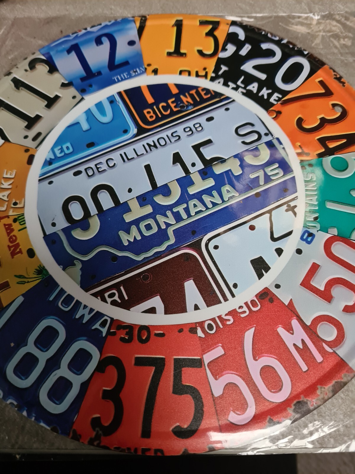 AMERICAN STYLE NUMBER PLATE METAL SIGN BN | eBay UK