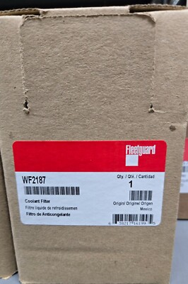 GENUINE NEW FLEETGUARD DD13/DD15/DD16 COOLANT FILTER KIT WF2187 | eBay