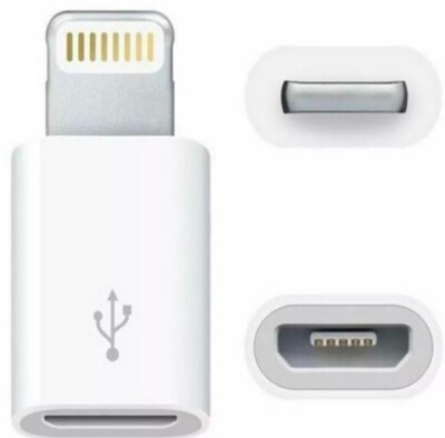 Micro USB To 8Pin iPhone Cable Adapter Android To iPhone iPads ...