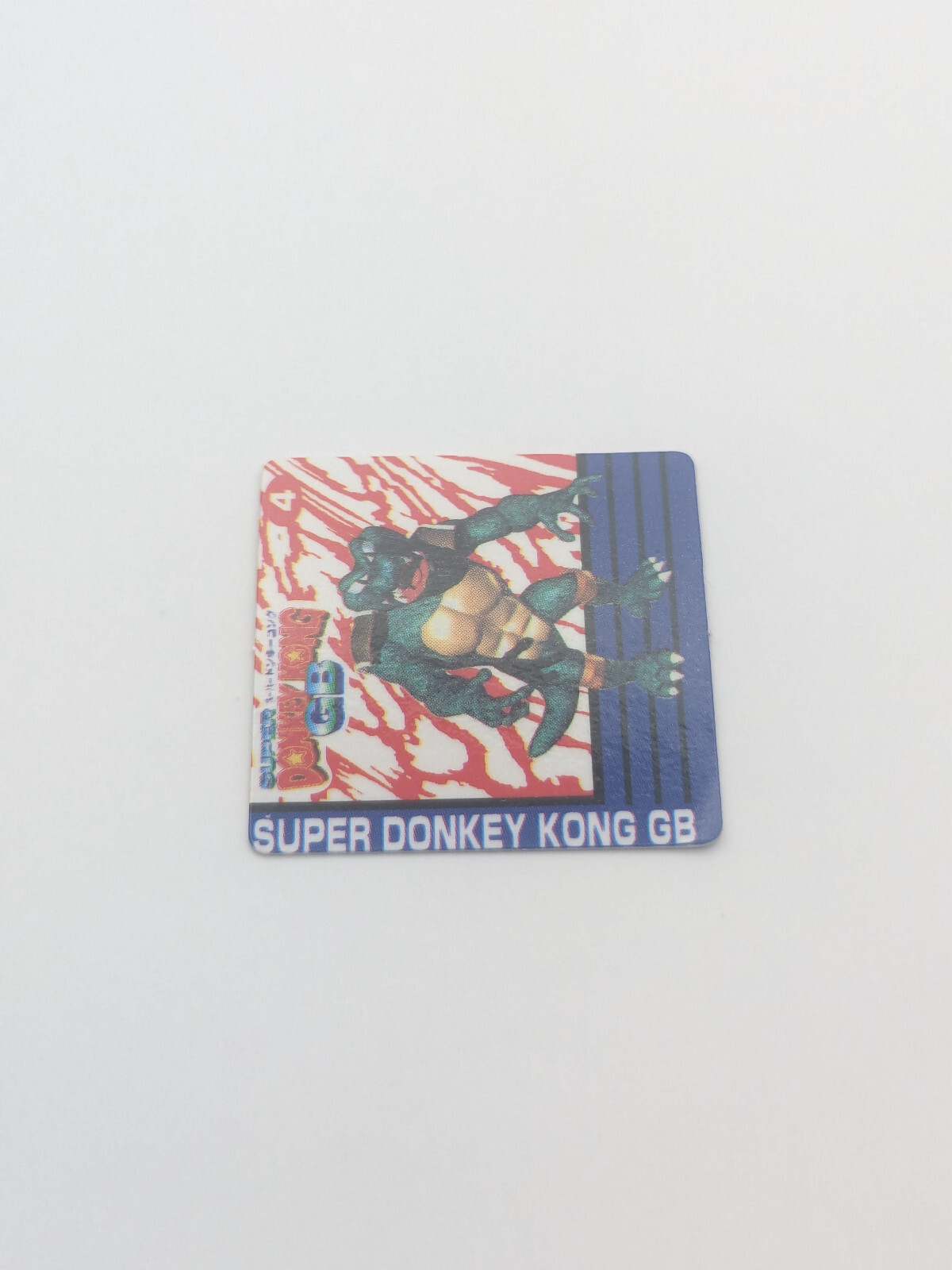 Kritter 4 Super Donkey Kong Bros Card mini Game Boy Nintendo 1995 ...