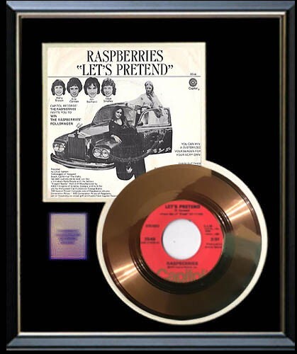 THE RASPBERRIES LET'S PRETEND 45 RPM GOLD RECORD NON RIAA AWARD | eBay