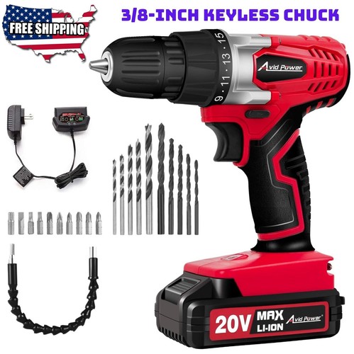 Taladro Inalambrico Cordless Drill, Bit Set Household Lithium Ion ...