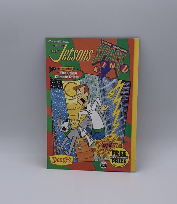 1992 Denny’s Jetsons Fun Book Space Menu The Crazy Climate Crisis Comic ...