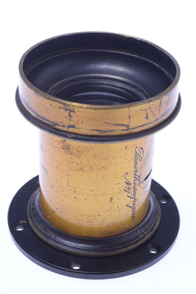 GASC & CHARCONNET A. LAVERNE ANTIQUE BRASS LENS ‘240MM’ 5X7” CAMERA | eBay