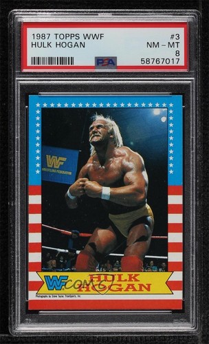 1987 Topps WWF Hulk Hogan #3 PSA 8 | eBay