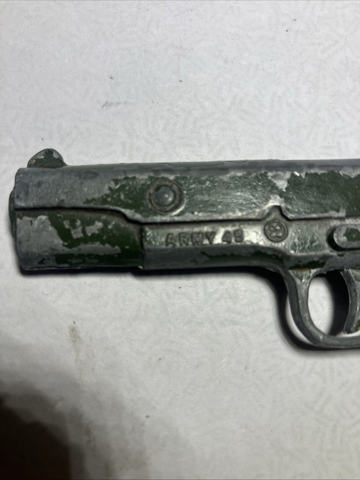 Vintage Zee Toys Army 1911 Miniature 45 TOY Cap Gun Pistol No.1115 ...