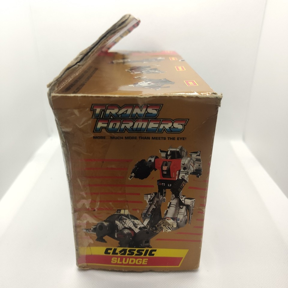 Transformers G1 Classic Dinobot Sludge No Weapons Gold Box 80s 90s ...