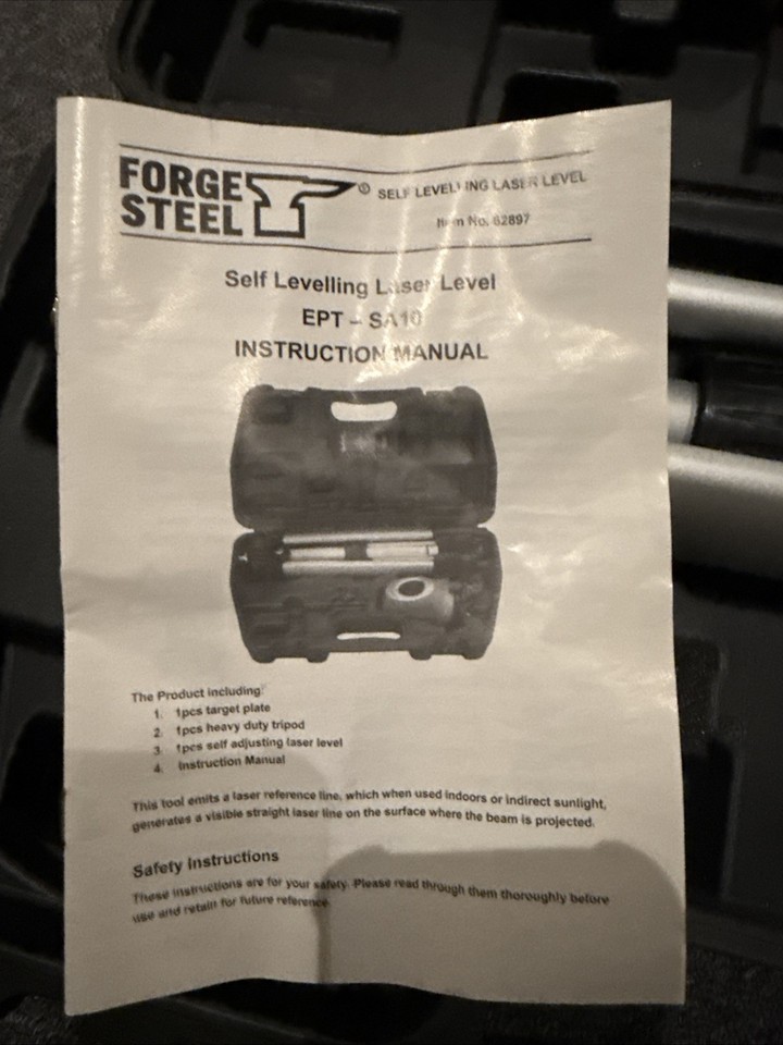 Forge Steel, Self Leveling Laser Level, EPT-SA10 | eBay UK