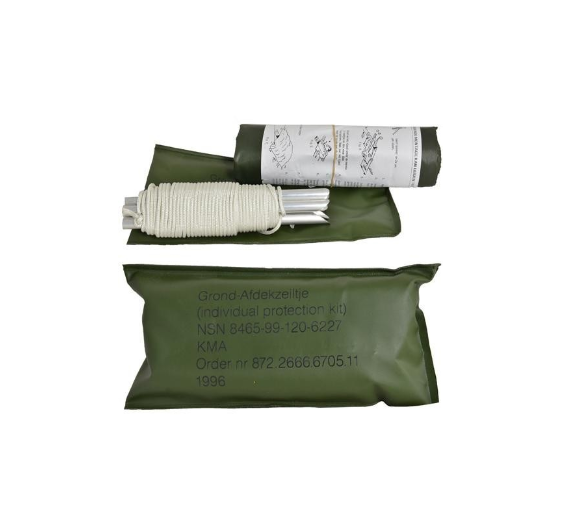 British Army Individual Protection Kit - IPK - Tent - Pegs - Emergency ...