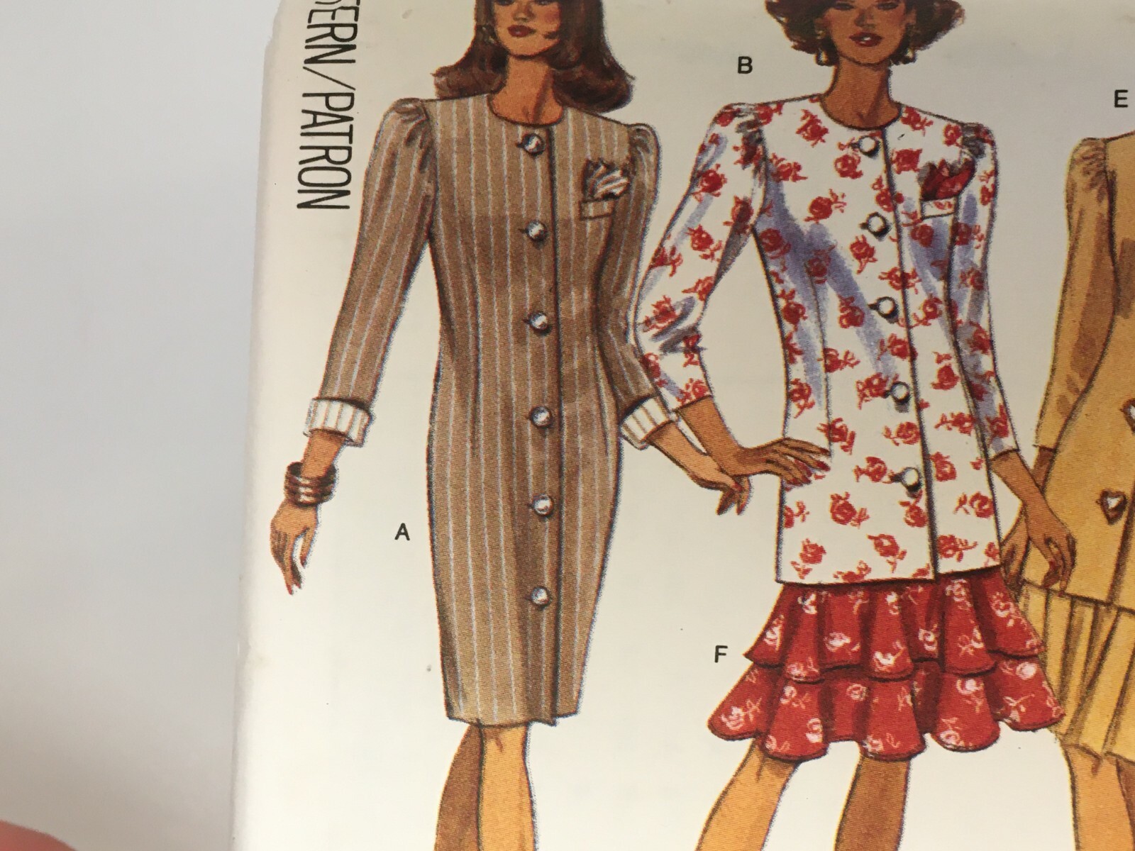 Butterick Classics Sewing Pattern 6579 Dress Top Skirt Handkerchief ...