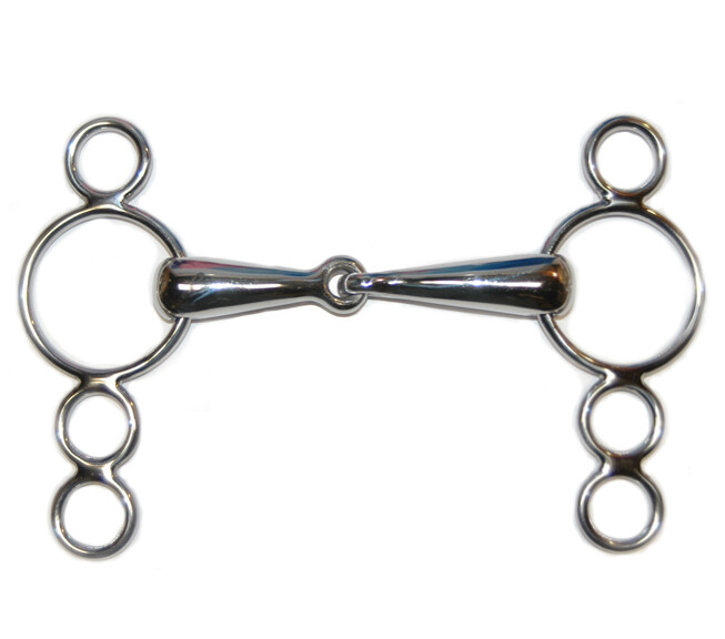 English Saddle Horse Stainless Elevator Jumping Bit 5" mouth attach to ...