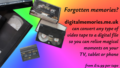 Convert Camcorder & Video Tapes to MP4/DVD/USB: VHS, VHS-C, Hi8, MiniDV ...