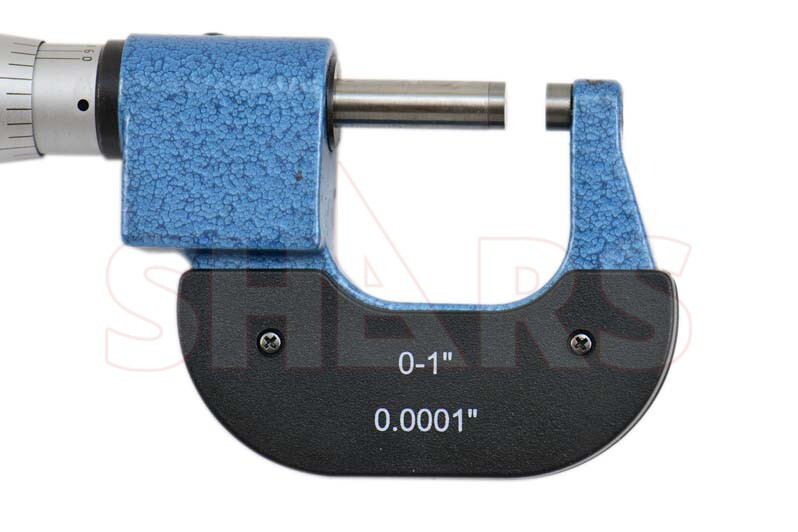 Shars 0- 1" Mechanical Readout Digit Counter Outside Micrometer 0.0001 ...