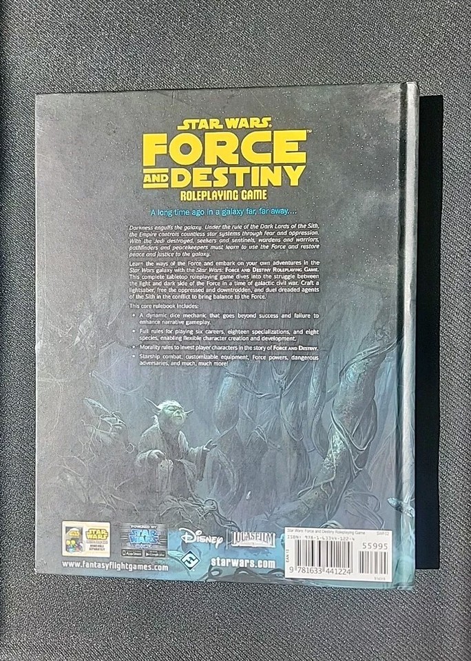 2015 Star Wars Force and Destiny Roleplaying Game Core Hardcover ...