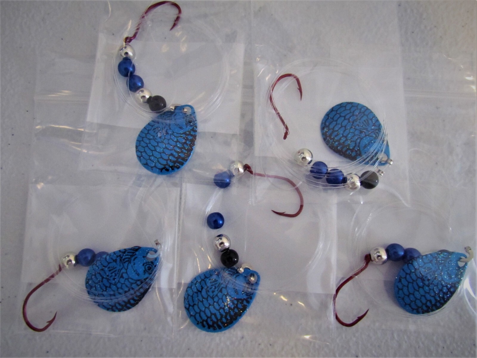 5 Spinner Rigs Leech Minnow Crawler Harness Walleye, Bass, Pike ...