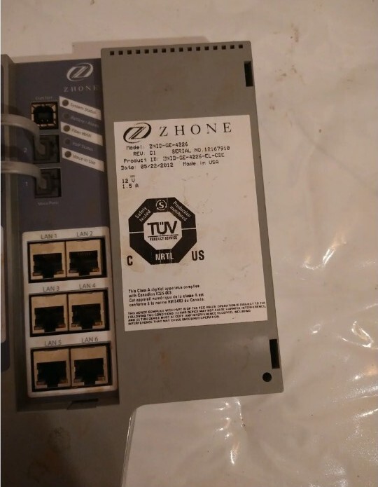 Zhone ZNID-GE-4226 / ZNID-GE-4226-EL Used In Good Condition | eBay