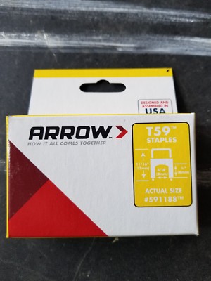 Arrow T59 staples (40 Boxes) | eBay