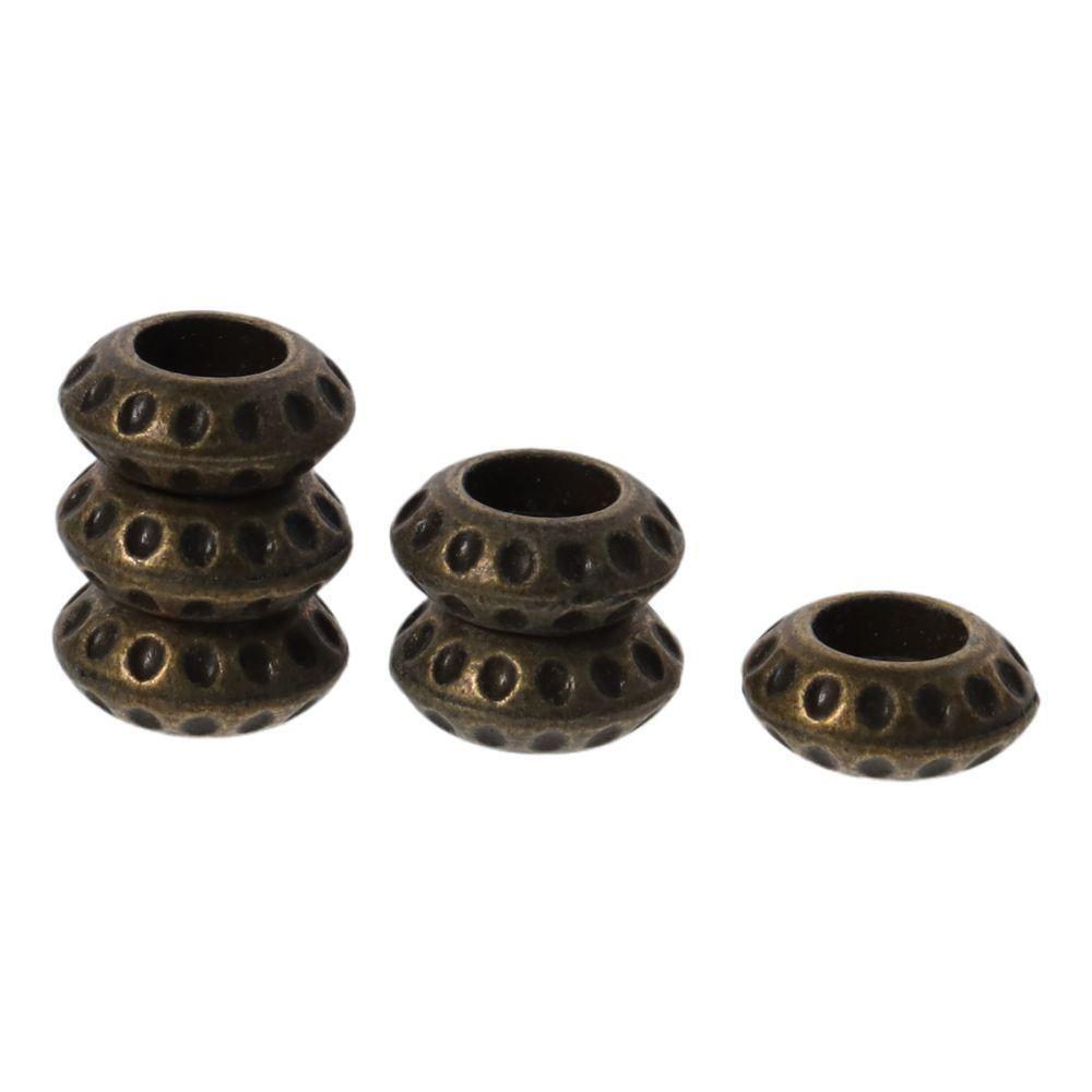 Zinc alloy Spacer Beads Bronze Rondelle Spacer Beads Jewelry ...