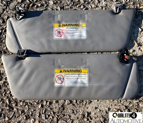 1989-2004 Ford Ranger Sun Visors OEM Driver Passenger Side Gray Leather ...